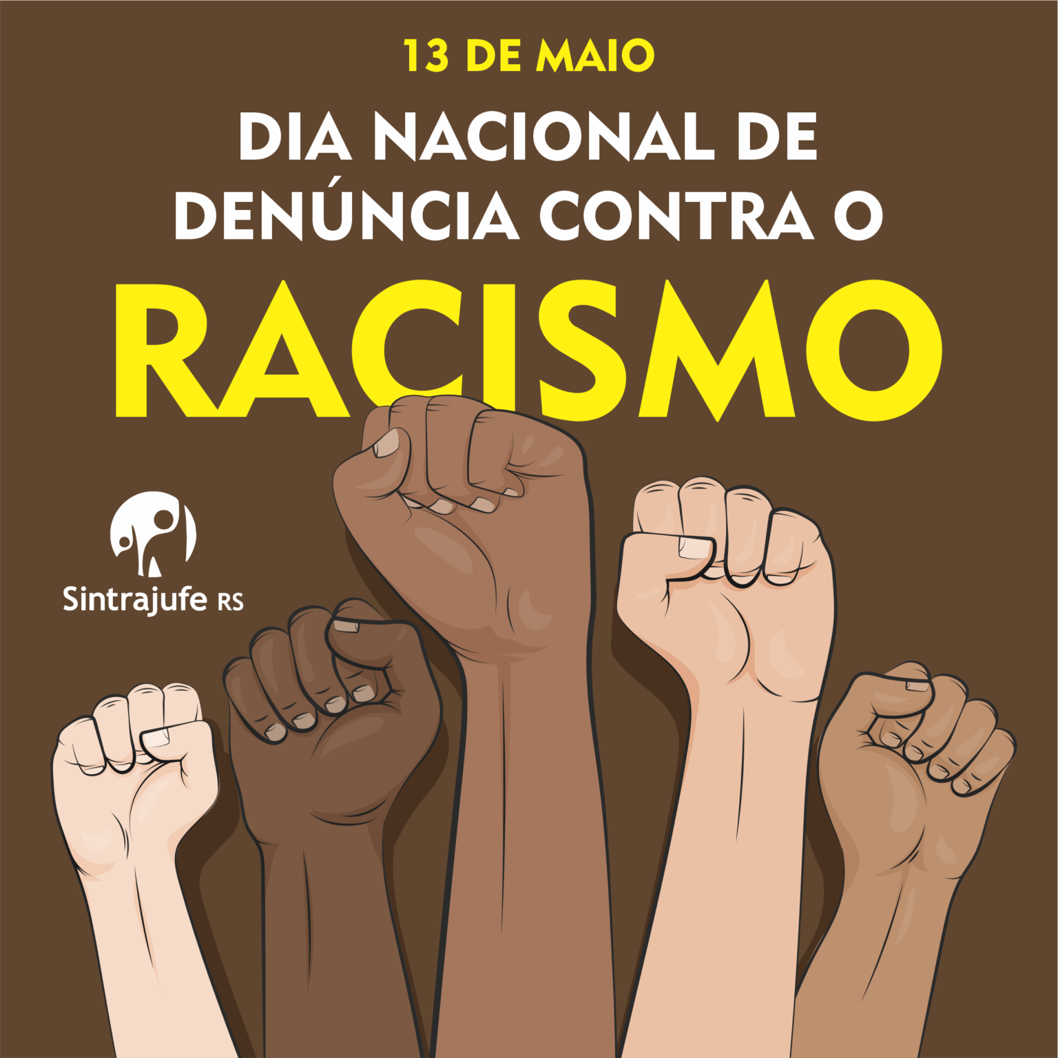 13 de maio: Dia Nacional de Denúncia contra o Racismo